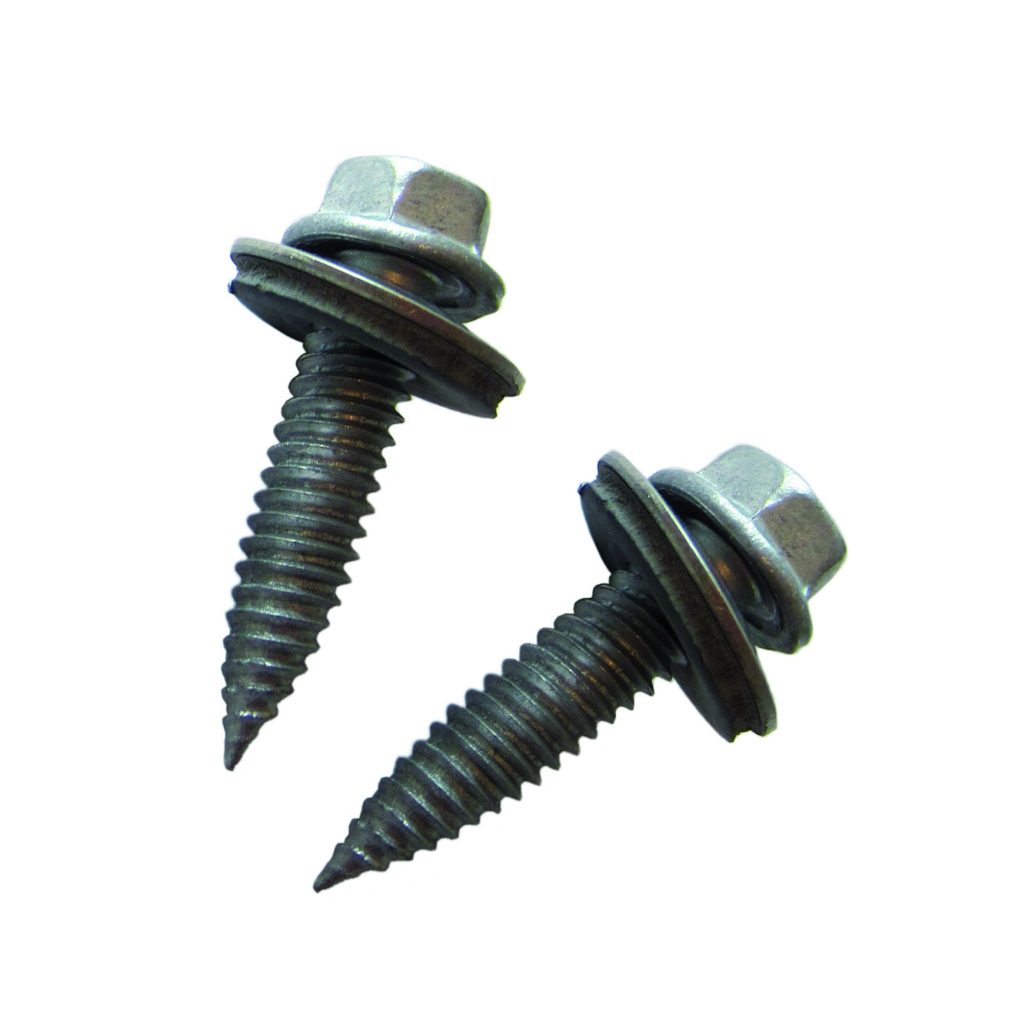 Bi-metaal schroef RVS-A2 4,5×25 incl epdm ring - JAZON